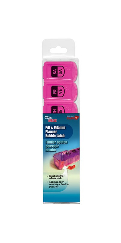 Buy Card Health Cares VitaMedic Pill & Vitamin Planner Bubble Latch at ...