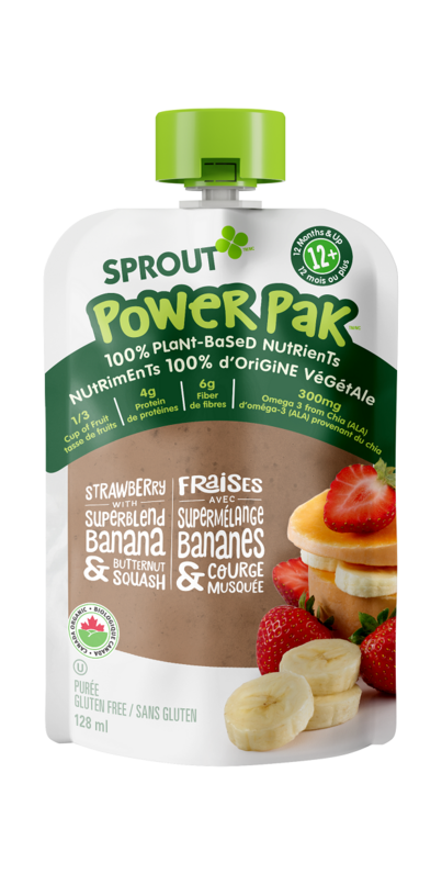 Buy Sprout Organic Power Pak Strawberry with Banana & Butternut Squash ...