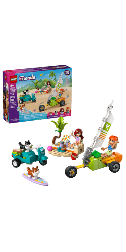 Buy LEGO Friends Surfing Dogs and Scooter Adventure Building Toy at ...