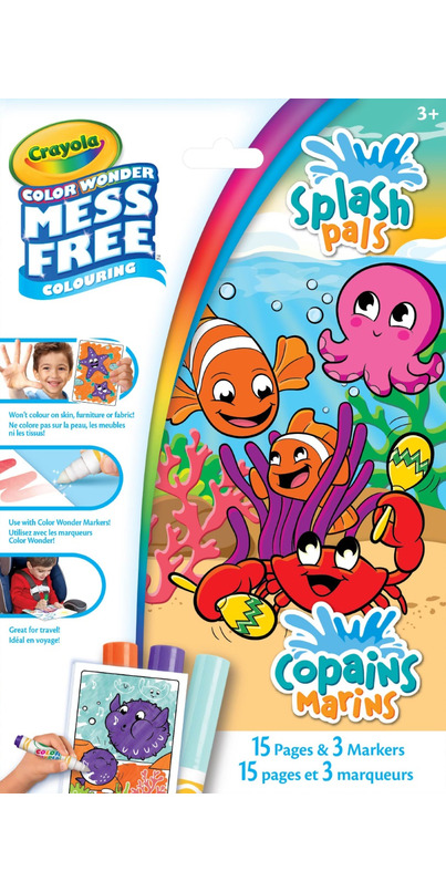 Buy Crayola Colour Wonder Mess Free On the Go Pack Splash Pals at Well ...