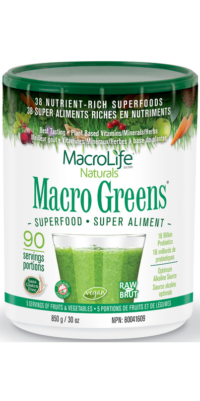 Buy MacroLife Naturals Macro Greens Nutrient Rich Superfood at Well.ca ...