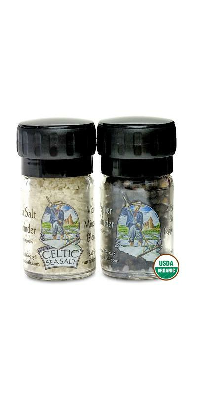 Achetez un ensemble de sel de mer celtique et de grains de poivre ...