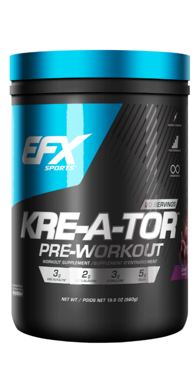Buy EFX Sports Kre-A-Tor Pre-Workout Grape at Well.ca | Free Shipping ...