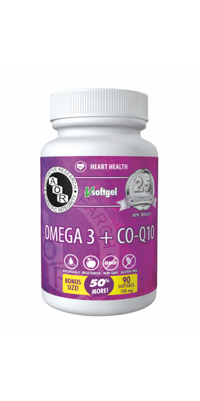 Buy AOR Omega 3 + CO-Q10 at Well.ca | Free Shipping $35+ in Canada