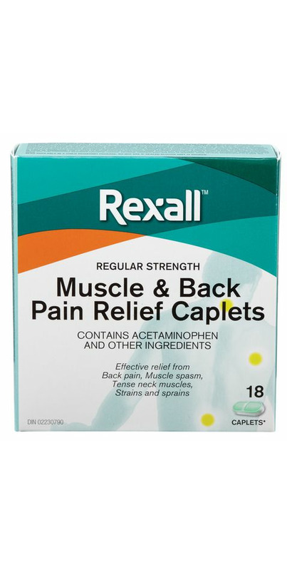 Buy Rexall Muscle And Back Pain Relief from Canada at Well.ca - Free ...