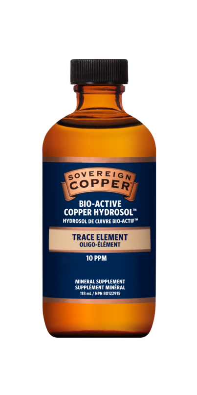 Buy Sovereign Copper Bio-Active Copper Hydrosol 10ppm at Well.ca | Free ...