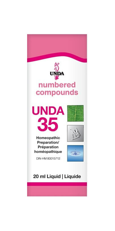 Buy UNDA Numbered Compounds UNDA 35 Homeopathic Preparation at Well.ca ...