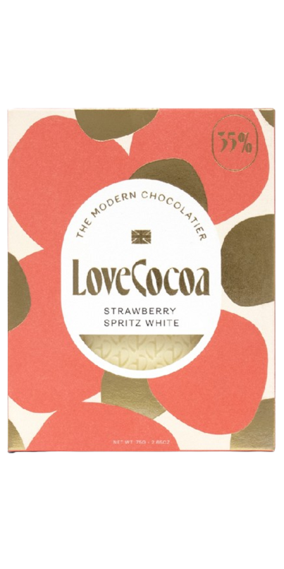 Buy Love Cocoa White Chocolate Bar Strawberry Champagne at Well.ca ...