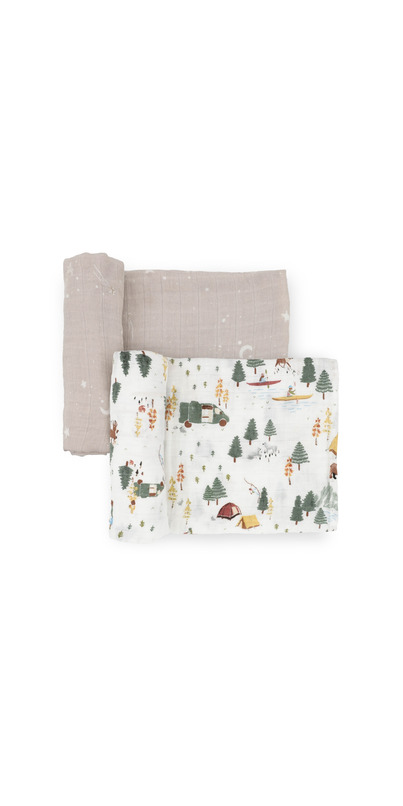 Buy Little Unicorn Organic Cotton Muslin Swaddle Alpine Adventure Set ...