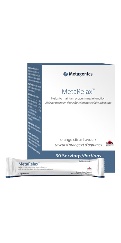 Buy Metagenics MetaRelax Magnesium Powder Blend Orange Citrus Flavour ...