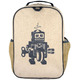 Buy SoYoung Raw Linen Grey Robot Grade School Backpack at Well.ca ...