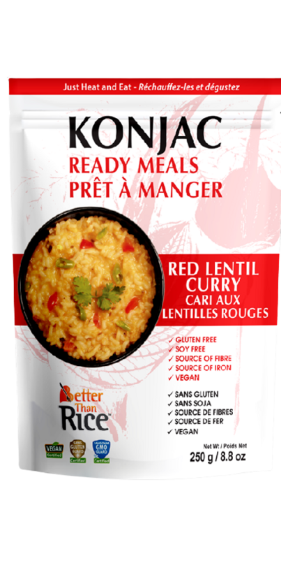 Buy Better Than Rice Ready Meal Red Lentil Curry with Konjac Rice at ...