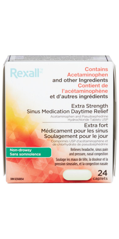 Buy Rexall Sinus Medication Daytime Relief at Well.ca | Free Shipping ...