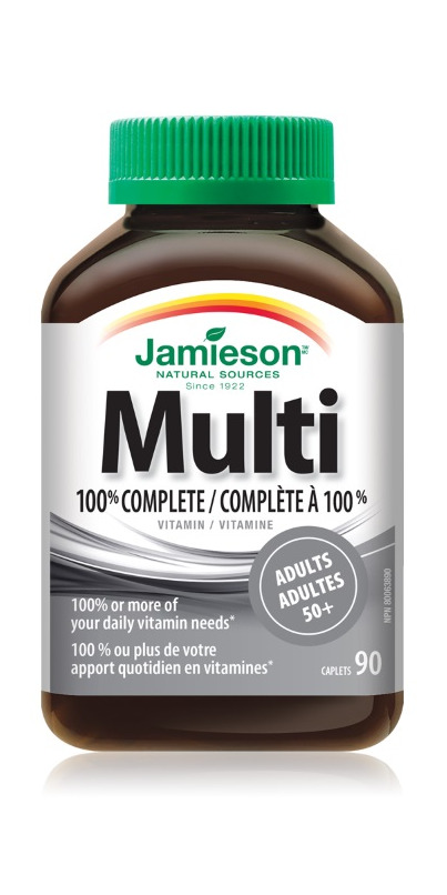 Buy Jamieson Multi 100% Complete Vitamin for Adults 50+ at Well.ca ...