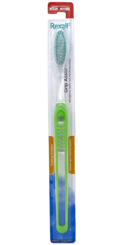 Buy Rexall Grip Assist Toothbrush Medium at Well.ca | Free Shipping $35 ...