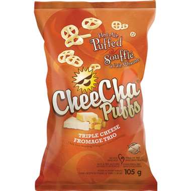Buy CheeCha Potato Puffs Triple Cheese Flavour at Well.ca | Free ...