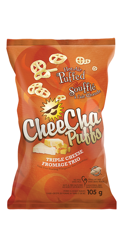 Buy CheeCha Potato Puffs Triple Cheese Flavour at Well.ca | Free ...