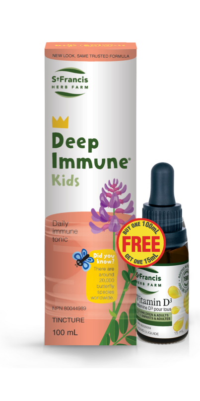Buy St. Francis Herb Farm Deep Immune Kids + Vitamin D at Well.ca ...