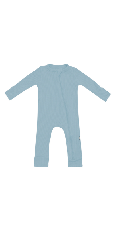 Buy Kyte BABY Zippered Romper Dusty Blue at Well.ca | Free Shipping $35 ...