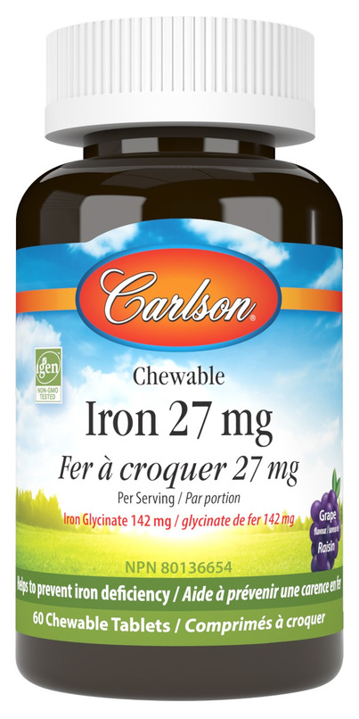 Buy Carlson Chewable Iron 27mg Grape at Well.ca | Free Shipping $35+ in ...
