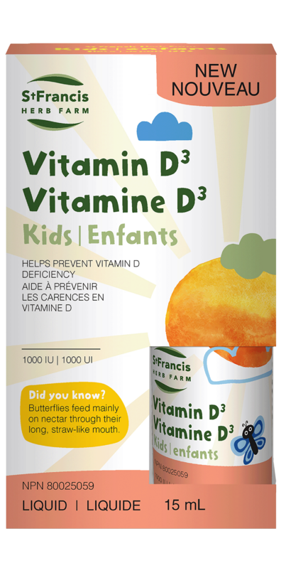 Buy St. Francis Herb Farm Vitamin D3 Kids at Well.ca | Free Shipping ...