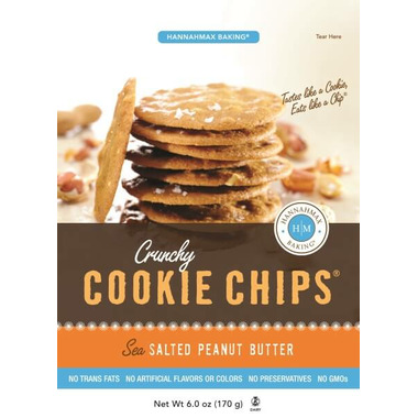 Buy HannahMax Crunchy Cookie Chips Sea Salted Peanut Butter at Well.ca ...