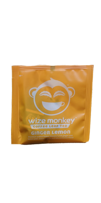 Buy Wize Monkey Coffee Leaf Tea Ginger Lemon Sample at Well.ca | Free ...