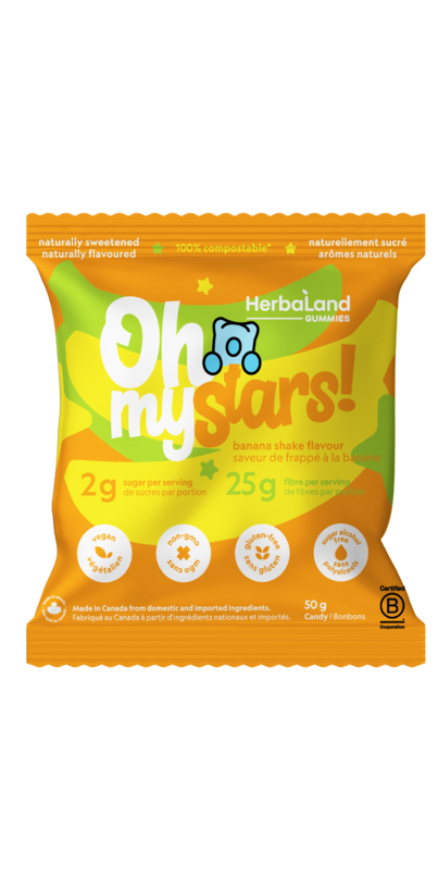 Buy Herbaland Oh My Stars! Banana Shake Gummies at Well.ca | Free ...