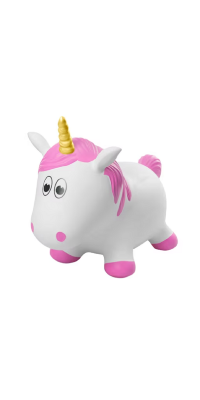 Buy Farm Hoppers Fantasy Hoppers Inflatable Bouncing Unicorn Pink at ...