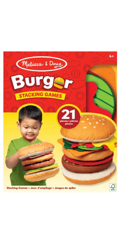 Buy Melissa & Doug Burger Stacking Game at Well.ca | Free Shipping $35 ...