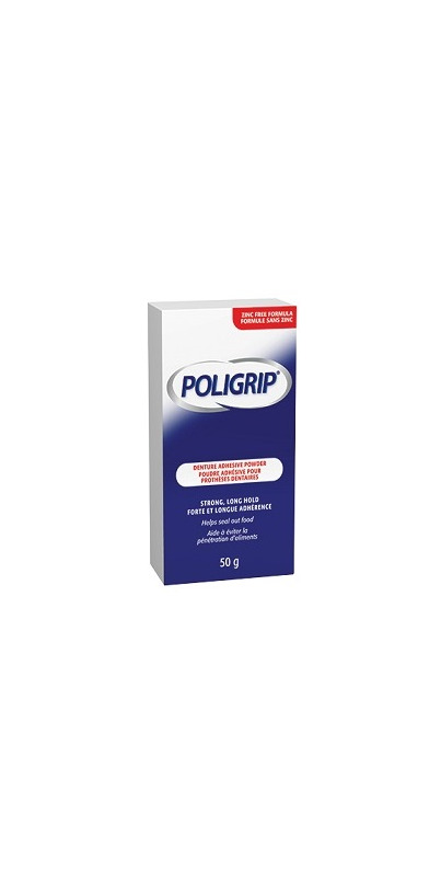 Buy Poli-Grip Poligrip Denture Adhesive Powder at Well.ca | Free ...