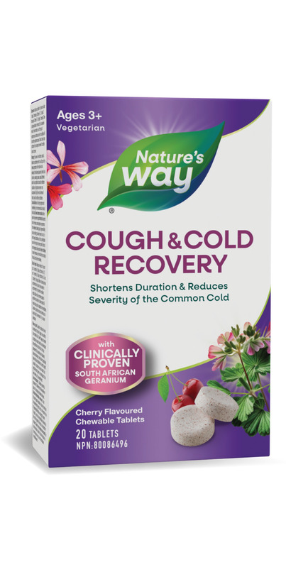 Buy Nature's Way Cough & Cold Recovery Chewable Tablets Cherry at Well ...