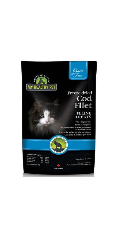 Buy Holistic Blend My Healthy Pet Freeze Dried Cod Filet Feline Treats ...
