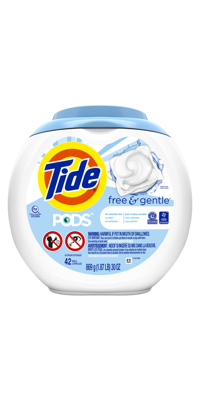 Achetez le détergent à lessive liquide Tide PODS Free & Clear sur Well ...