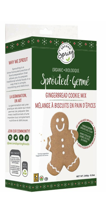 Buy Second Spring Sprouted Foods Organic Gingerbread Cookie Mix at Well ...