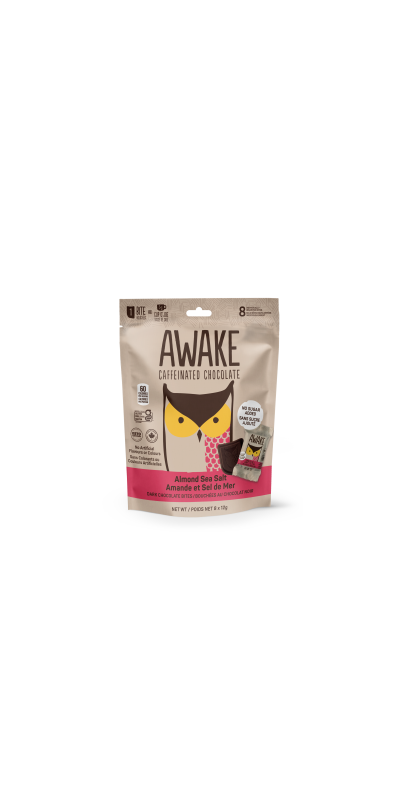 Buy AWAKE Dark Chocolate Almond Sea Salt Pouch at Well.ca | Free ...
