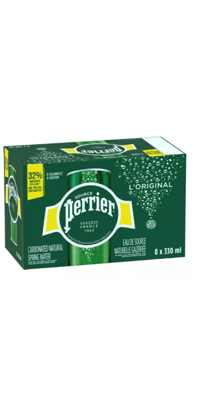 Achetez des canettes Perrier Sparkling Water Slim d’origine chez Well ...