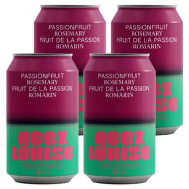 Achetez Geez Louise Sparkling Water Passionfruit Rosemary Bundle à Well.ca | Livraison gratuite ...