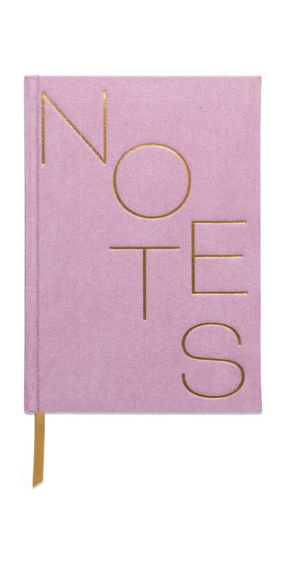 Buy Designworks Ink Hard Cover Suede Cloth Journal Notes Purple at Well ...