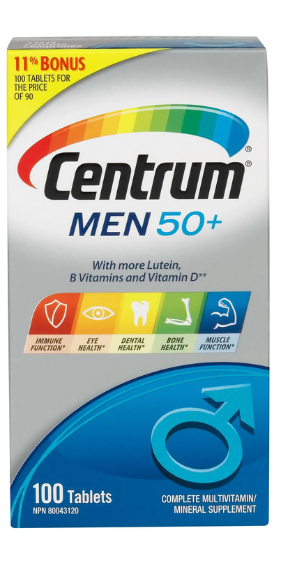 Buy Centrum Men 50+ Complete Multivitamin at Well.ca | Free Shipping ...