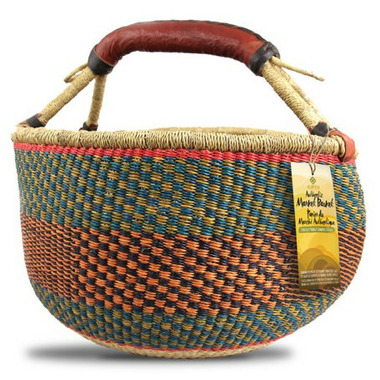Buy Alaffia Round Handwoven African Grass Basket at Well.ca | Free ...