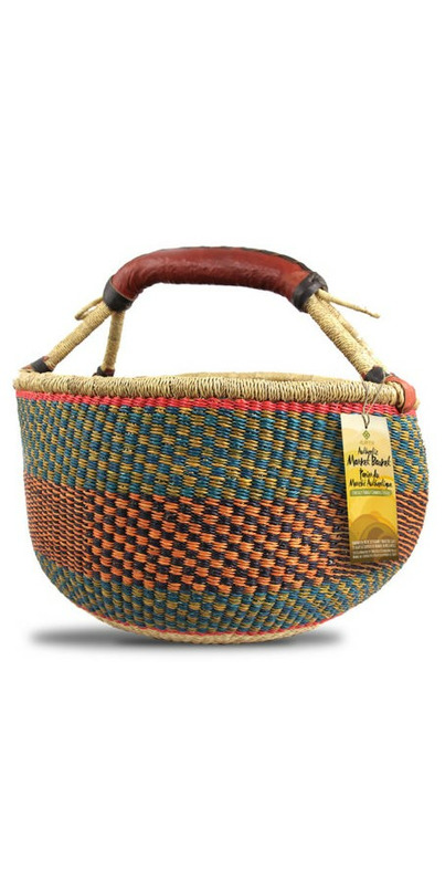 Buy Alaffia Round Handwoven African Grass Basket at Well.ca | Free ...
