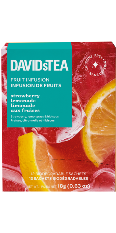 Buy DAVIDsTEA Strawberry Lemonade Tea at Well.ca | Free Shipping $35 ...
