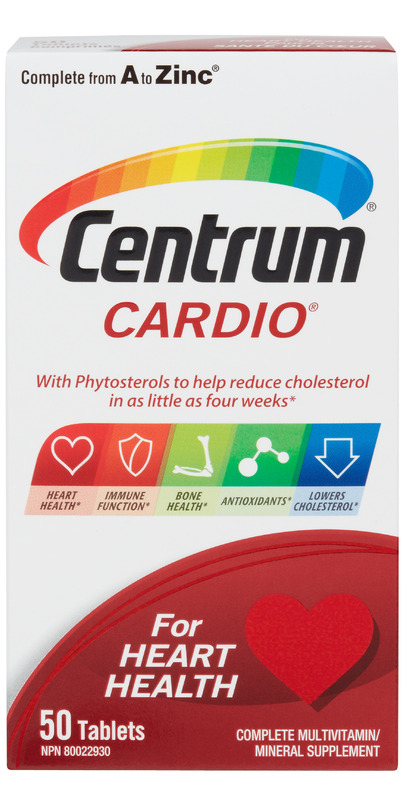 Buy Centrum Cardio Multivitamin at Well.ca | Free Shipping $35+ in Canada