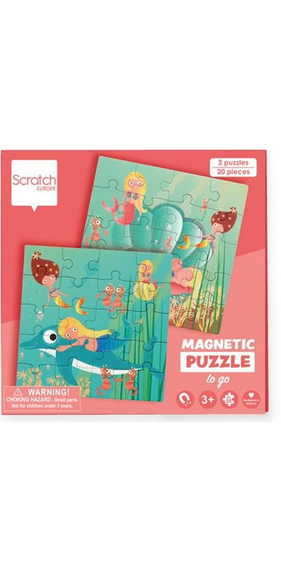 Buy Scratch Magnetic Puzzle Book To Go Mermaid at Well.ca | Free ...
