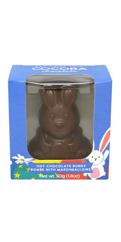 Buy Cocoba Easter Bunny Milk Chocolate Bombe with Micro-Mallows at Well ...