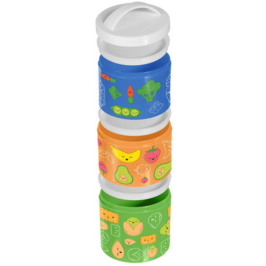 Buy Russbe Triple Stack Kids Snack Bento Box with Handle at Well.ca ...