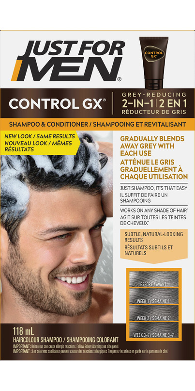 Buy Just For Men Control Gx Grey Reducing 2 In 1 Shampoo And ...