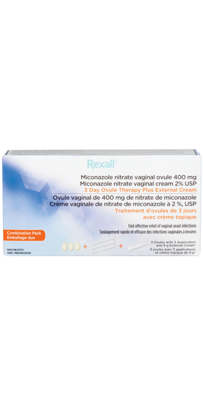 Buy Rexall 3 Day Ovule Therapy + External Cream Combo Pack at Well.ca ...