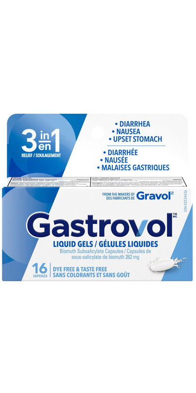 Buy Gravol Gastrovol Liquid Gels at Well.ca | Free Shipping $35+ in Canada